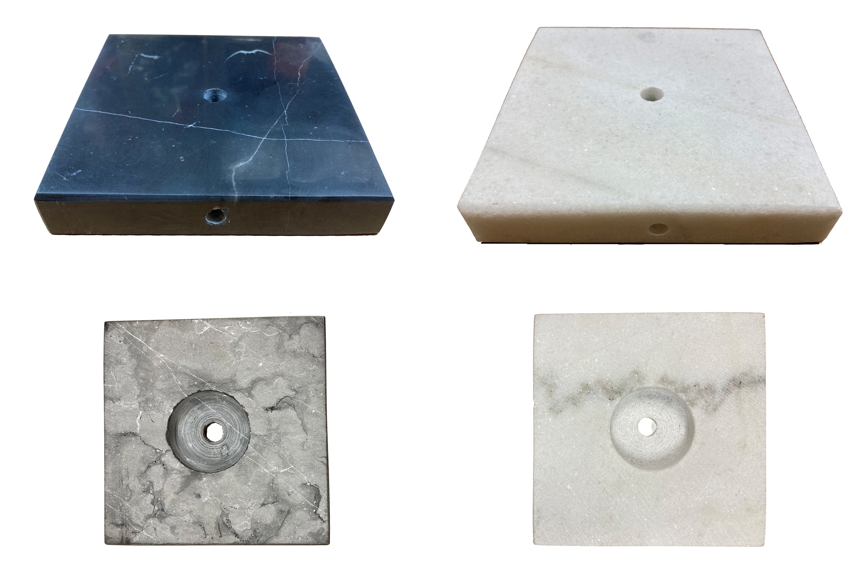 Lamp Parts-marble LAMP Bases-square or Round 5 or - Etsy