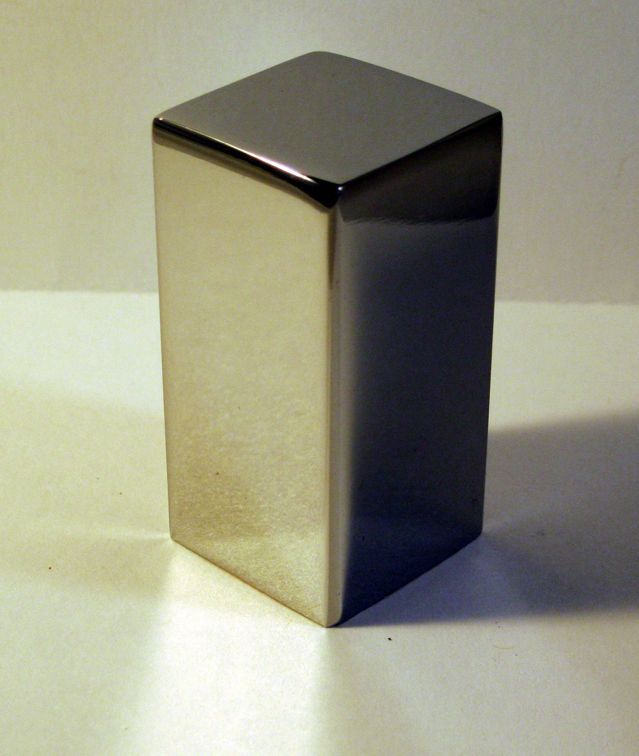 RECTANGULAR CUBE Metal Lamp Finial-Chrome or Polished Brass - Etsy.de