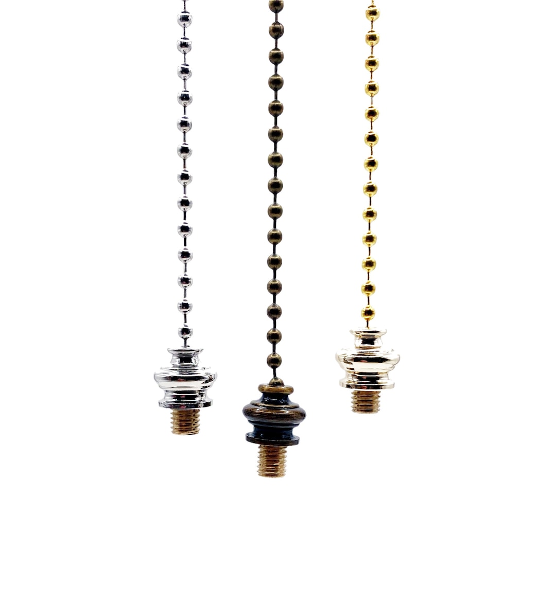 Lamp Parts-pull CHAIN ADAPTER, Use to Convert Most 1/4-27 Finials to ...