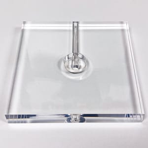 Lamp Parts-acrylic LAMP Bases-square or Round-5",6",7",8" Sizes (1 Pc ...