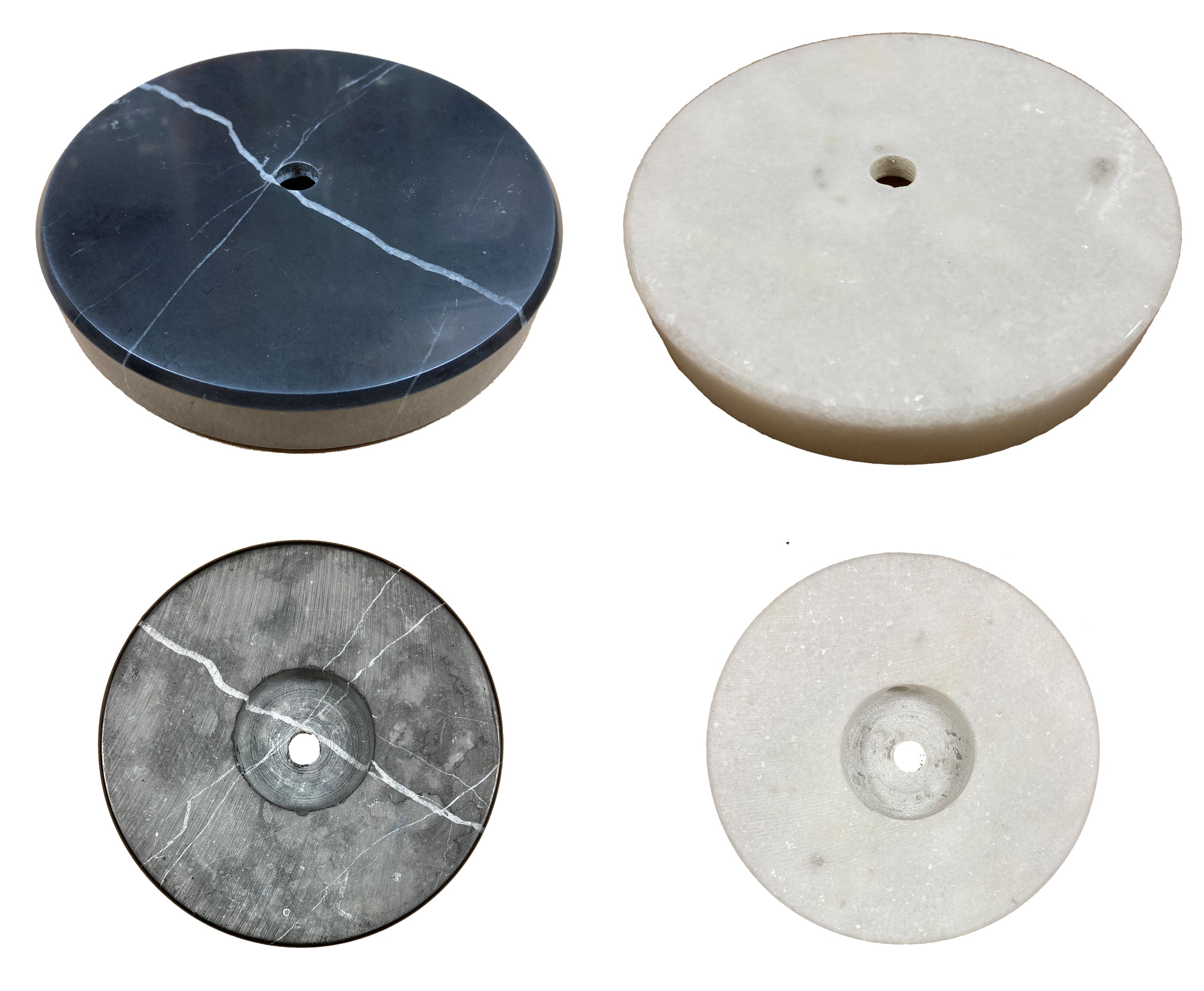 Lamp Parts-marble LAMP Bases-square or Round 5 or - Etsy