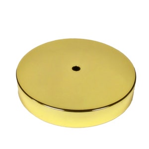 Lamp Parts-metal LAMP Bases-square or Round, 5" or 6", 4 Finishes (1 Pc ...