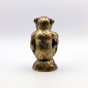 THINKING MONKEY Aged Brass Lamp Finial-highly Detailed Cast Metal - Etsy