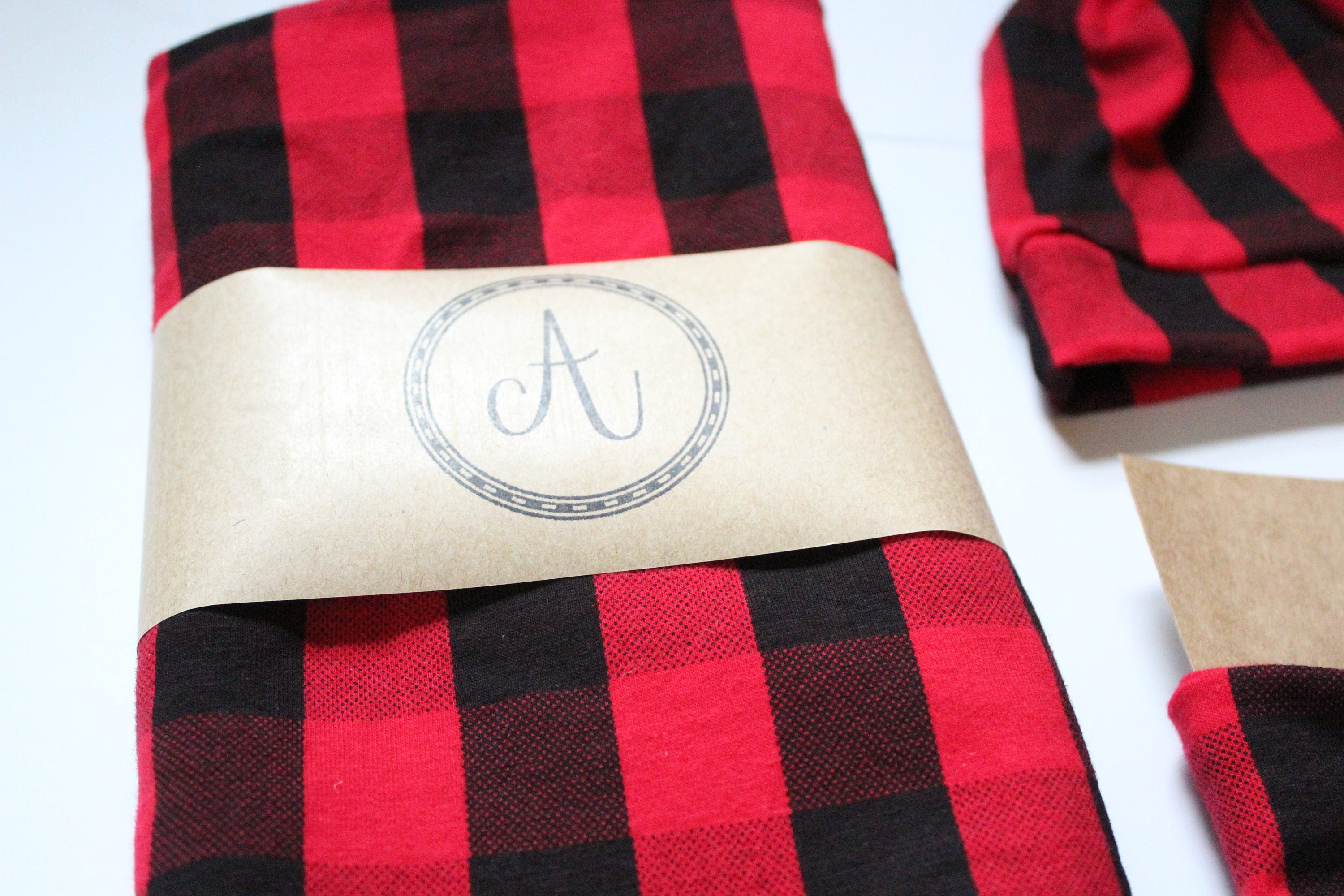 Buffalo Plaid Swaddle Blanket Red and Black Check Blanket - Etsy