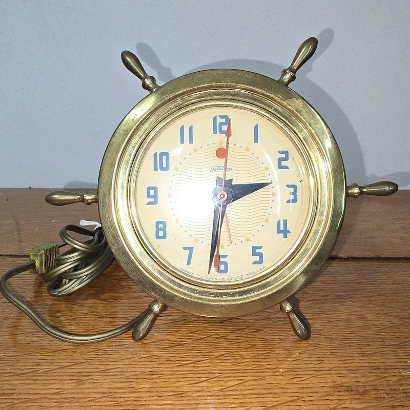 Telechron Vintage Clock - Etsy
