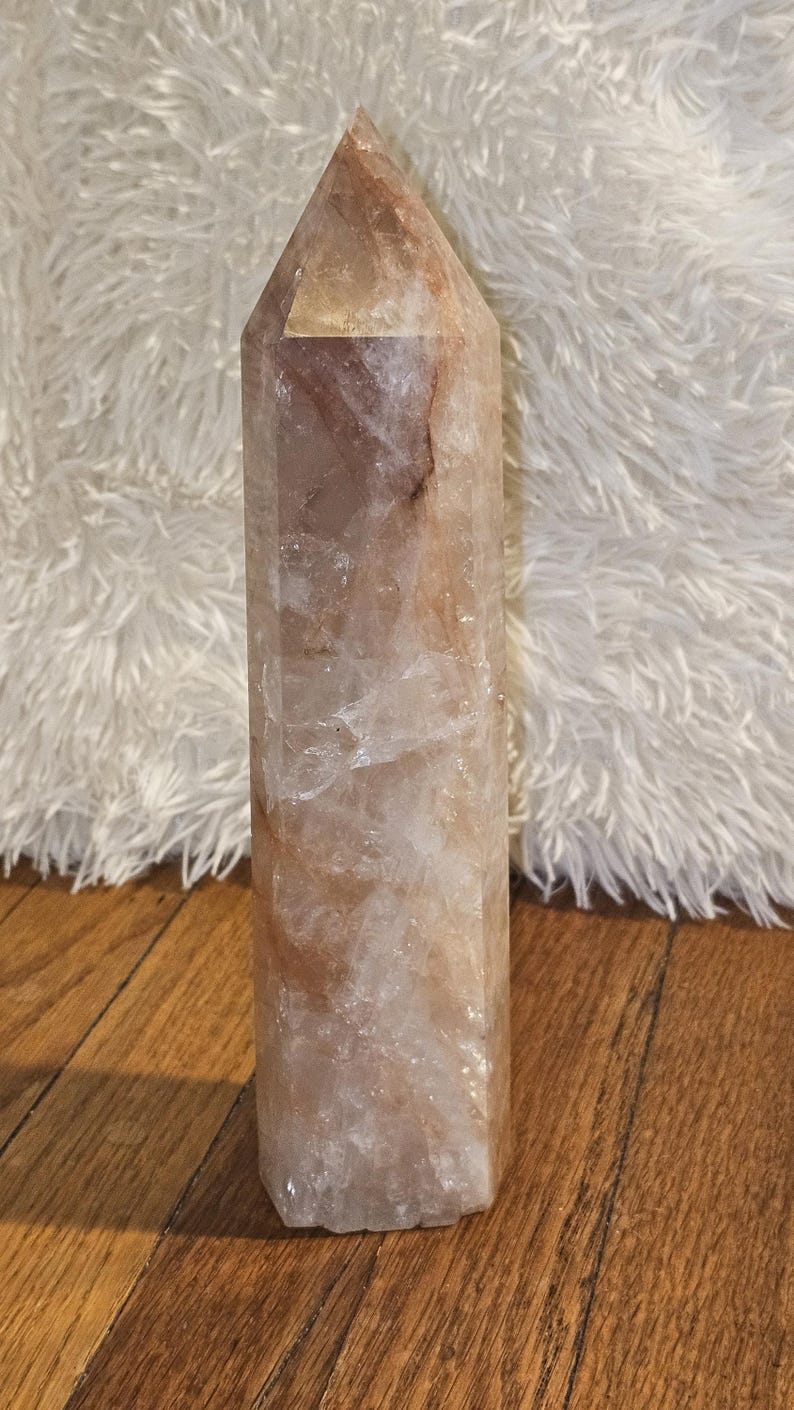 XXL Fire Quartz DISCOUNT Misfit Crystal Tower Beautiful Imperfect 12 ...