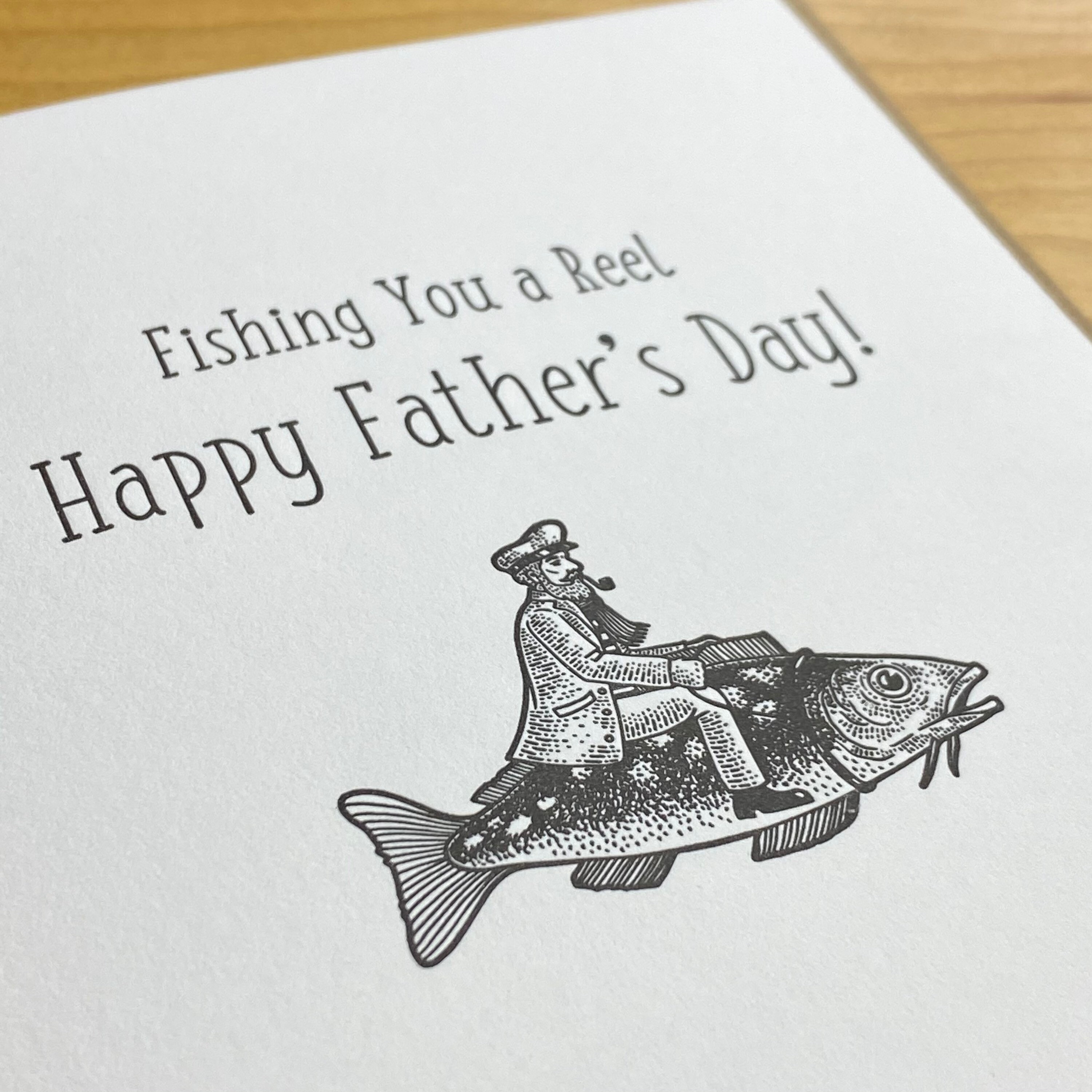 Fishing You a Reel Happy Father’s Day Card, Funny Father's Day Card ...