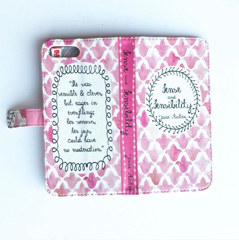Jane Austen Gift Sense and Sensibility Phone Case Jane - Etsy