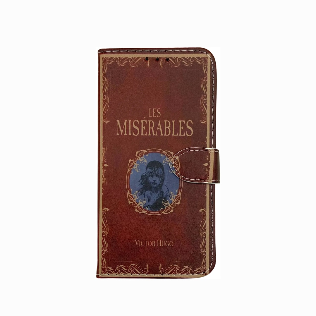Book Phone Flip Wallet Case - Les Miserables - for iPhone and Samsung ...