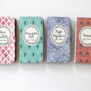 Book Phone Case,pride and Prejudice by Jane Austen, Literary Gift for ...