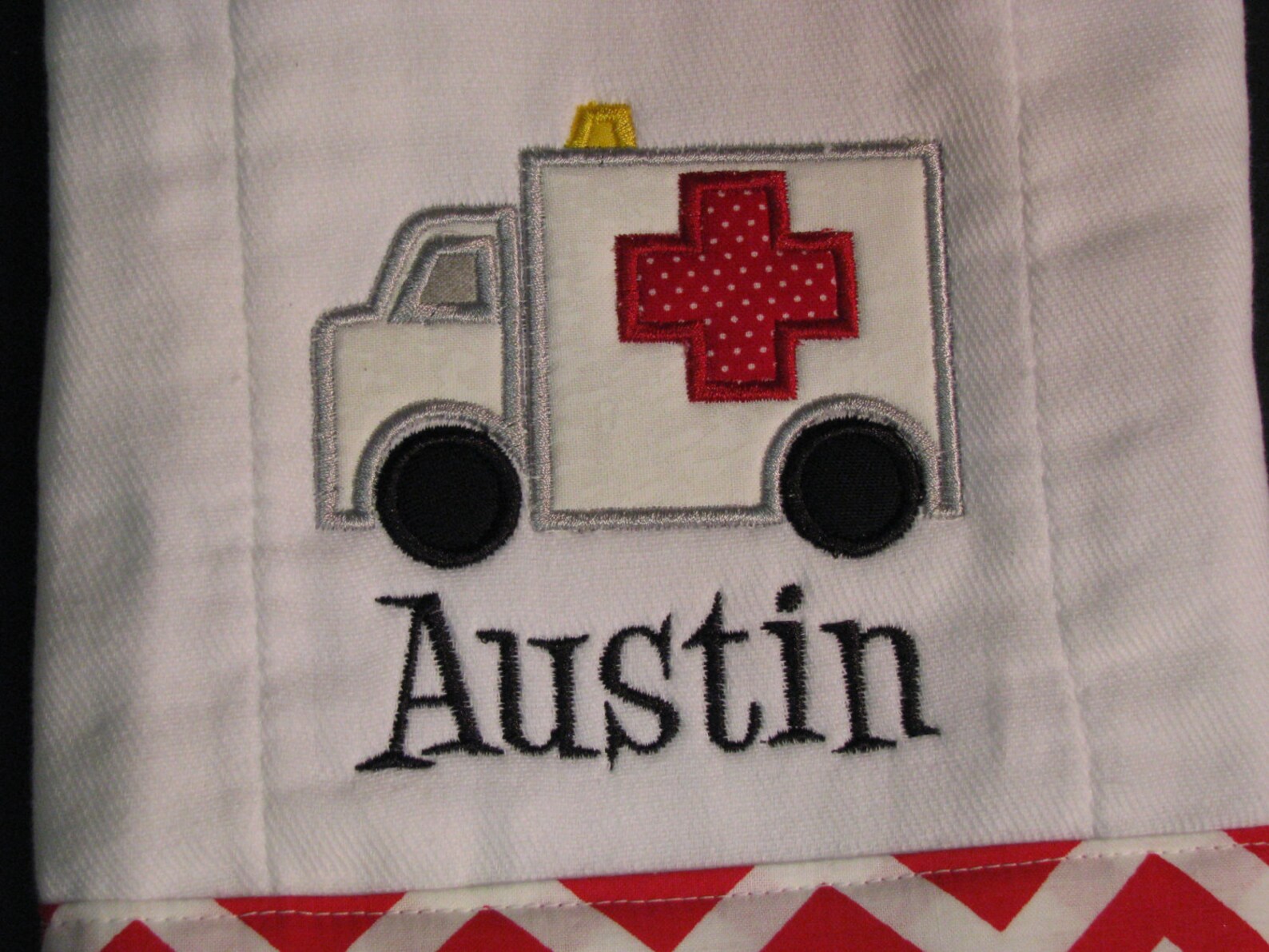 Ambulance Burp Cloth EMT Burp Cloth Medical Burp Cloth Paramedic Burp ...