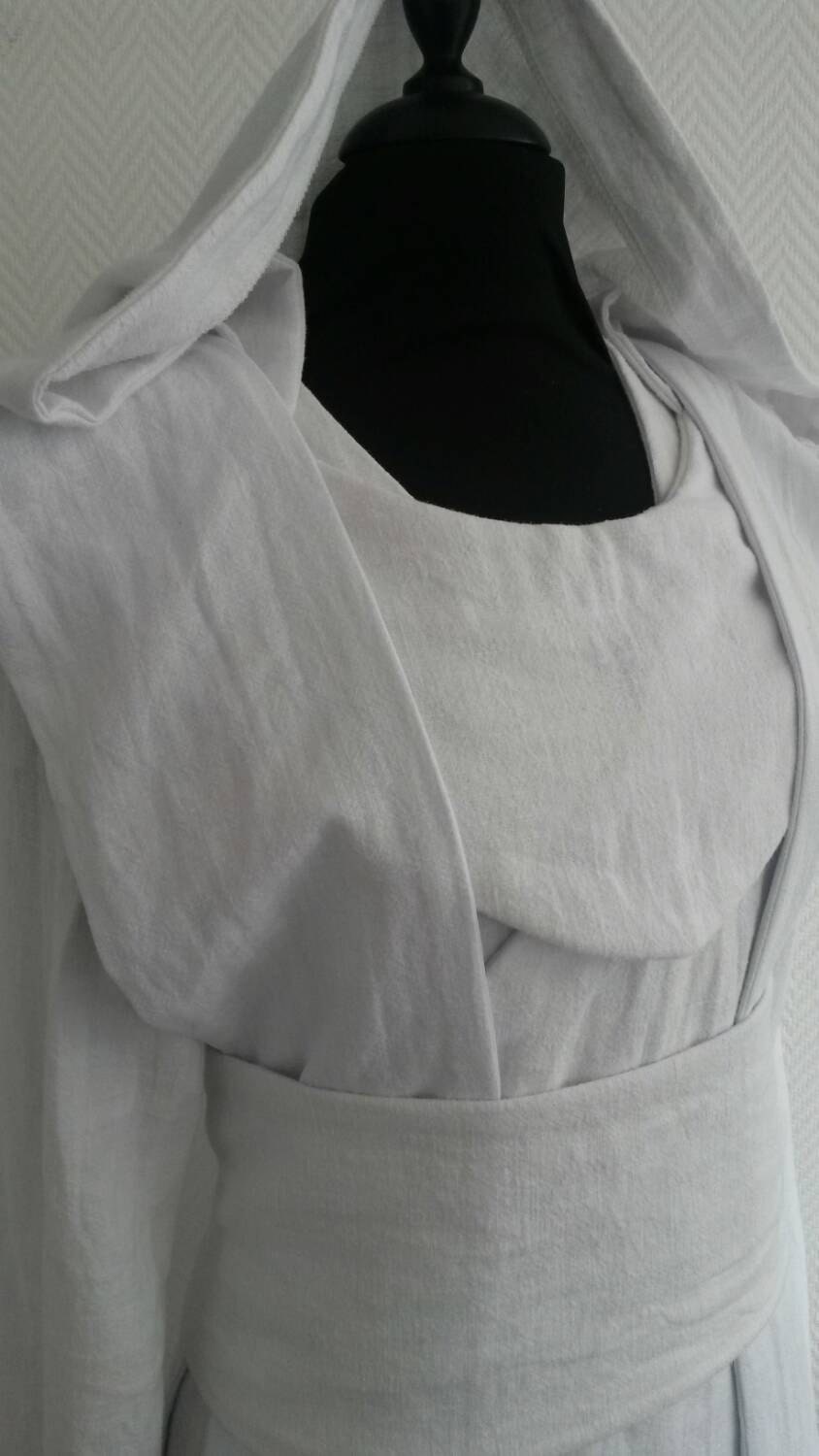 Made to Order: Custom Colours Linen Star Wars Inspired Jedi Robe,dress ...