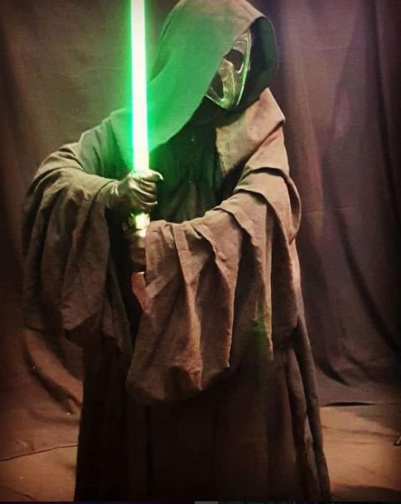 Made to Order: Long Black Cotton Nazgul/jedi Sith Cloak/robe - Etsy Sweden