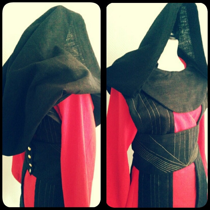 Made to order: costum colours linen Star Wars inspired Jedi | Etsy