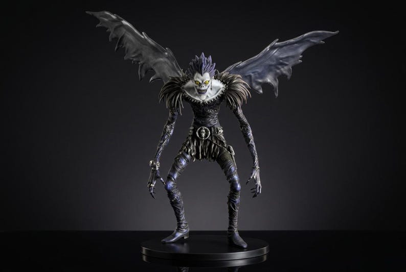 Death Note Ryuk Figure 24cm 3D Printed Resin Anime Statue | Shinigami ...