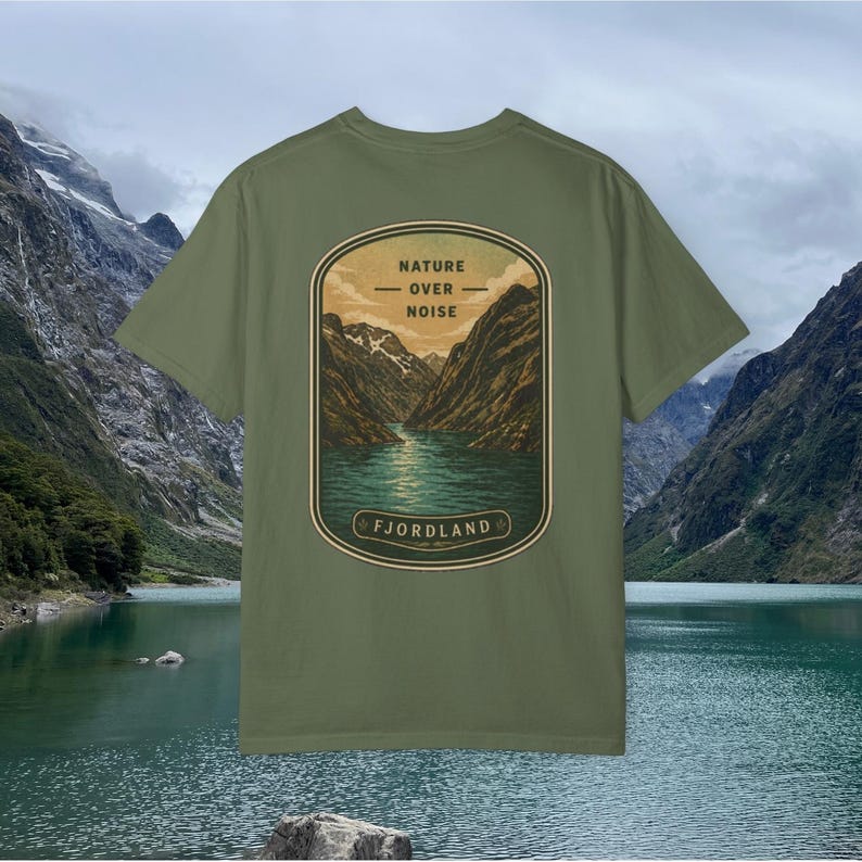 Fiordland NZ Shirt | New Zealand Fjords Tee | South Island Travel T ...