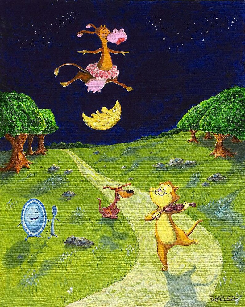 Hey Diddle Diddle fine Quality Photo Print - Etsy