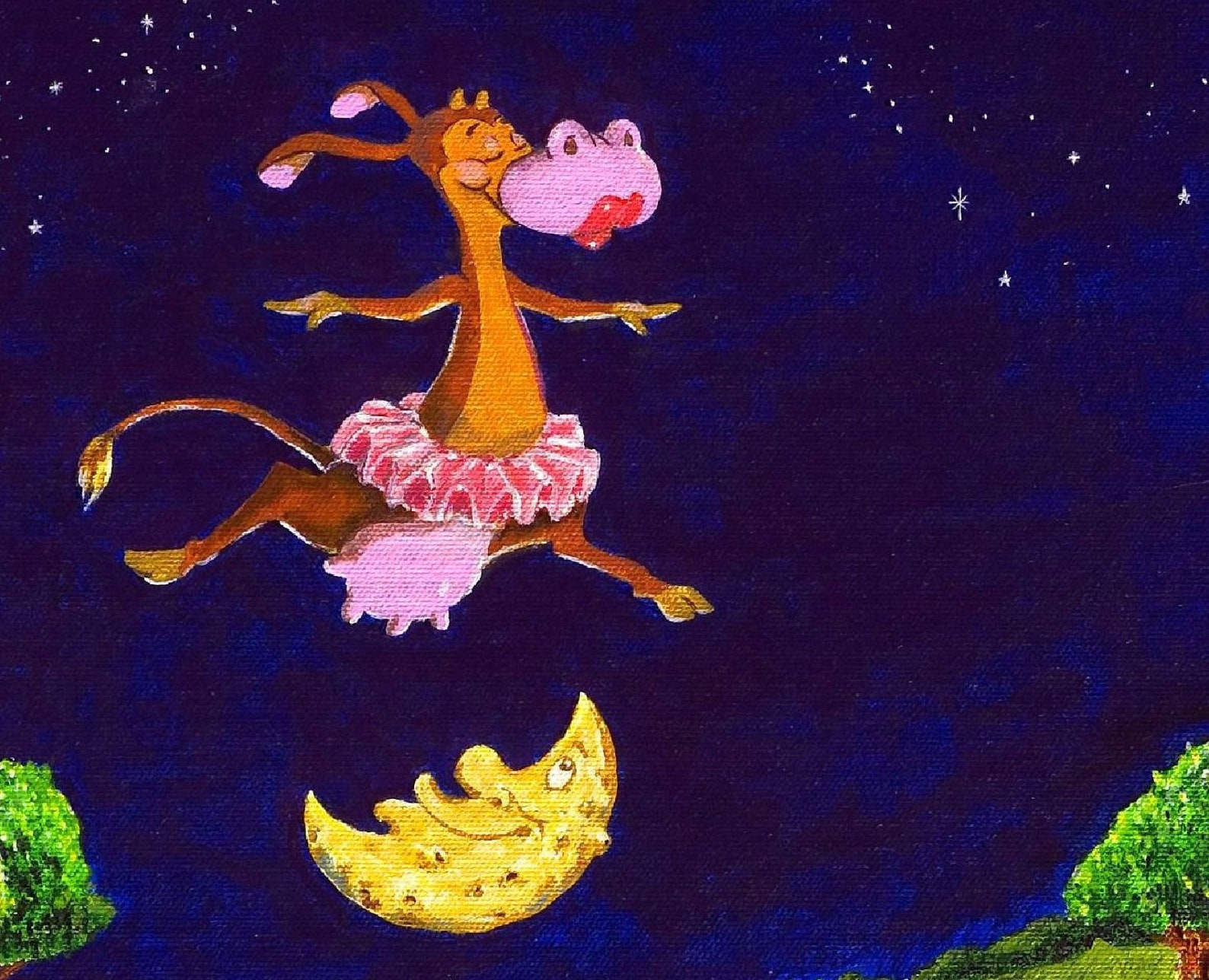 Hey Diddle Diddle -fine Quality Photo Print - Etsy