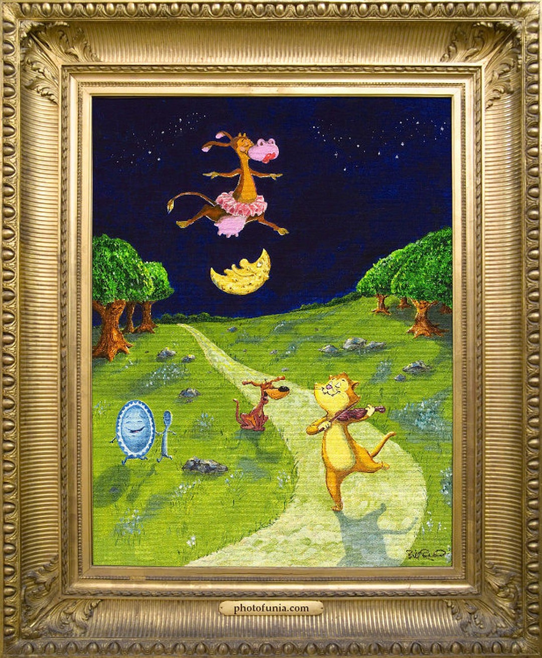 Hey Diddle Diddle -fine Quality Photo Print - Etsy