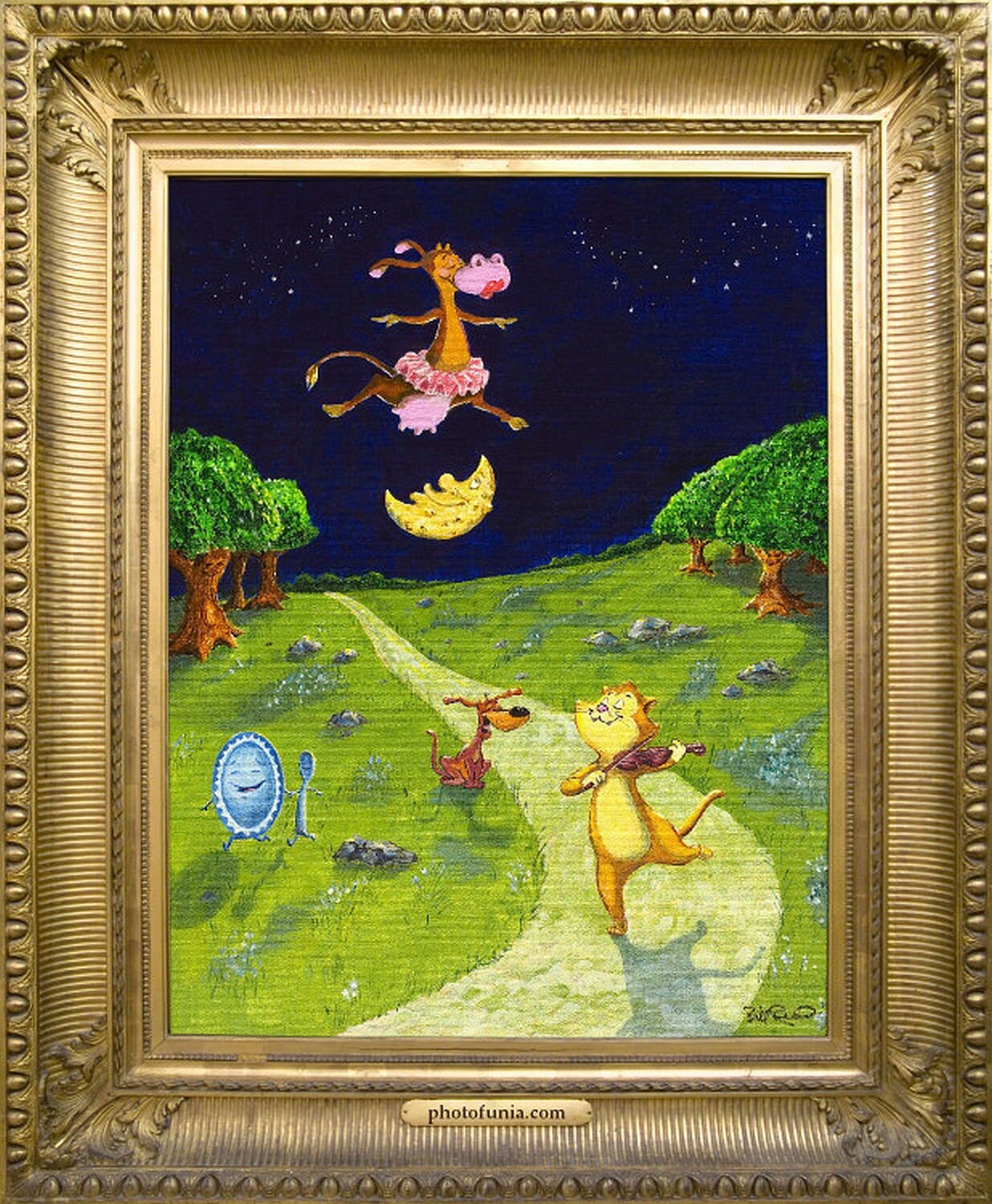 Hey Diddle Diddle -fine Quality Photo Print - Etsy