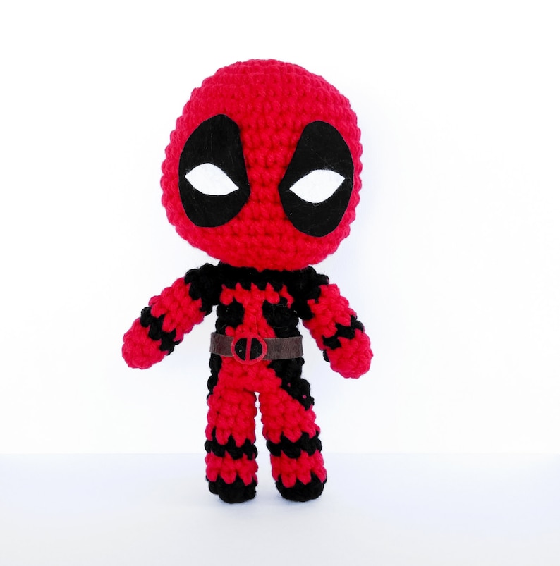 Deadpool Crochet Pattern Instant Download Amigurumi Plush - Etsy Canada