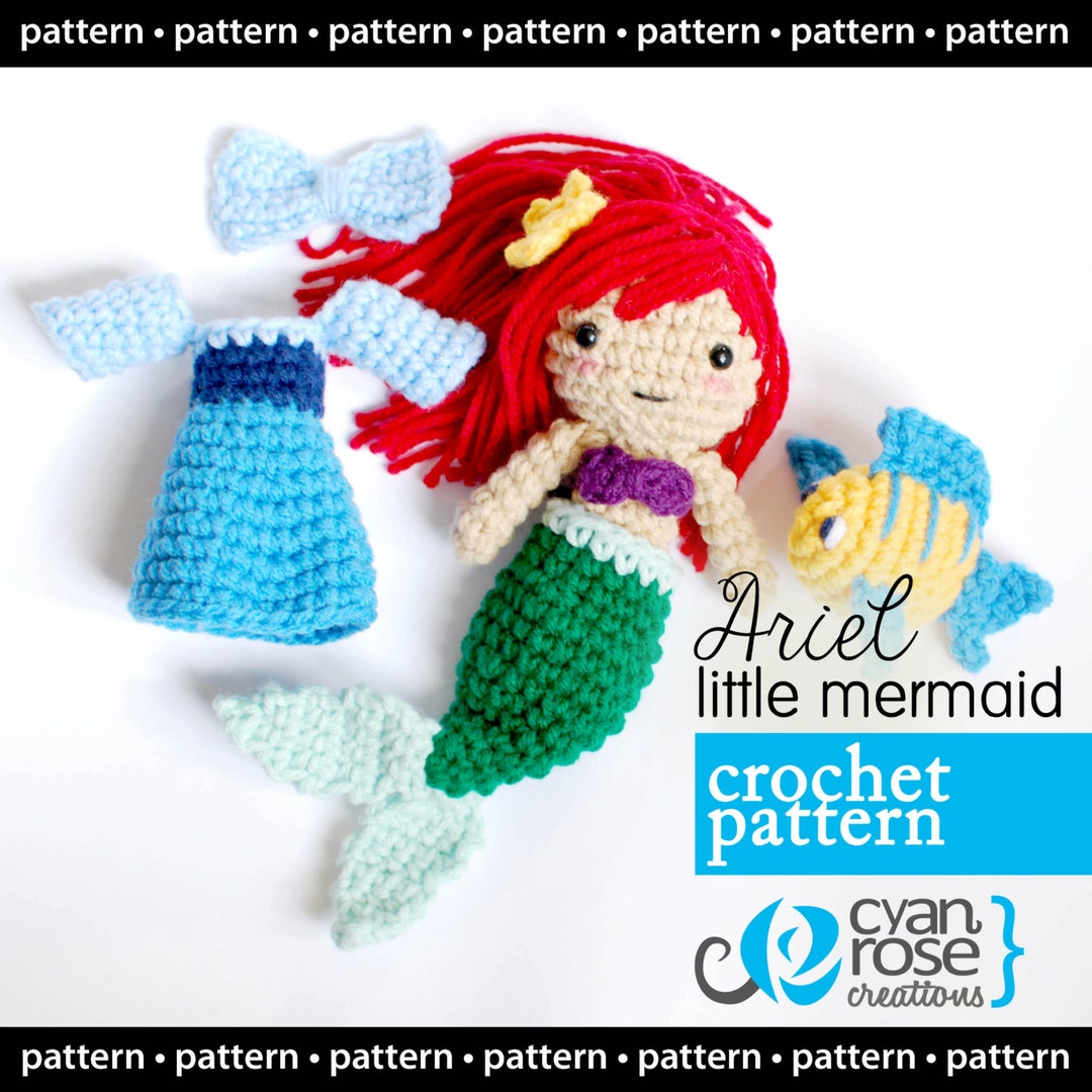 Ariel Crochet Pattern Instant Download Ariel Little - Etsy