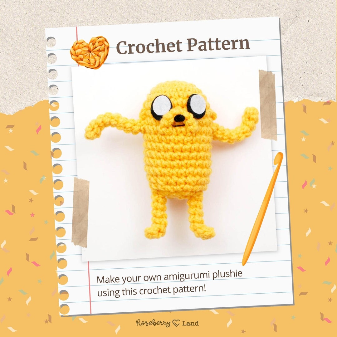 Instant Download - Jake, From Adventure Time - Amigurumi CROCHET ...