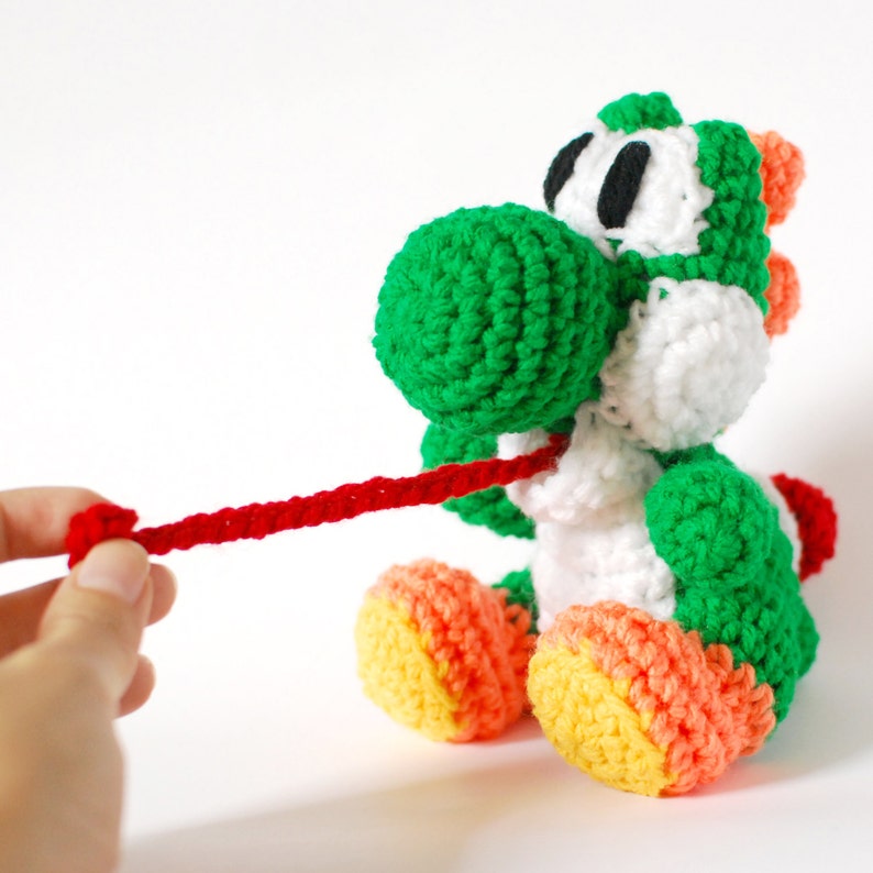 Yoshi Crochet Pattern Instant Download Yoshi from Woolly | Etsy