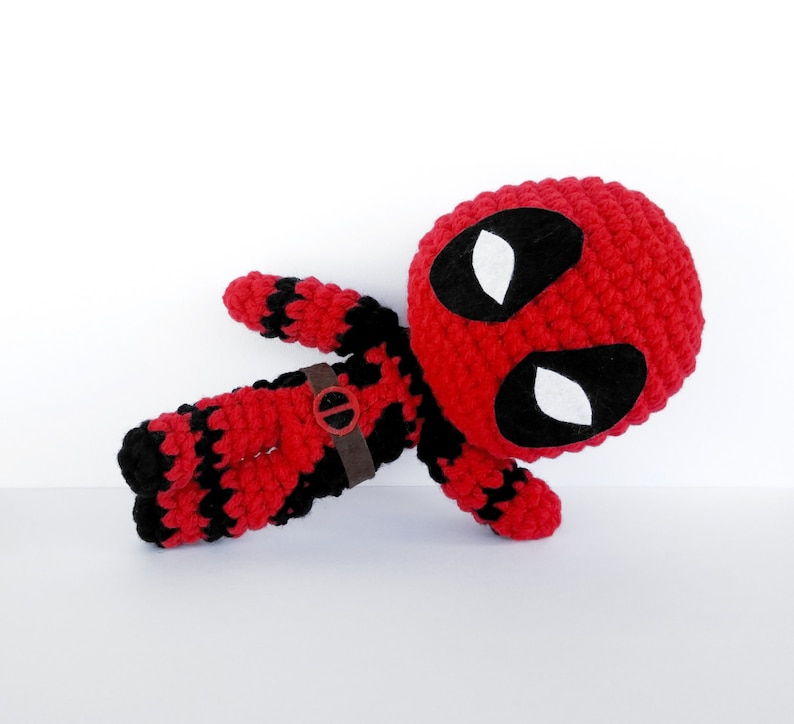 Deadpool Crochet Pattern Instant Download Amigurumi Plush - Etsy