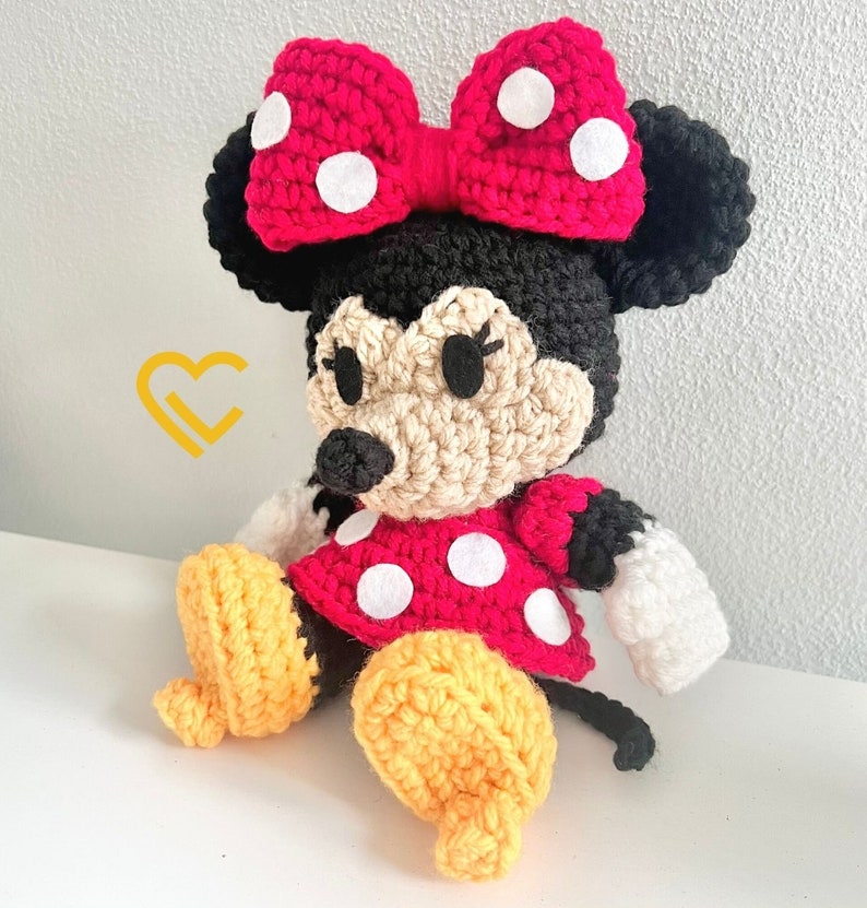 Minnie Mouse PDF Crochet Pattern - Instant Download - Amigurumi Plush ...