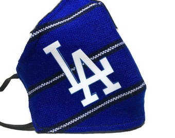La Dodgers Face Mask - Etsy