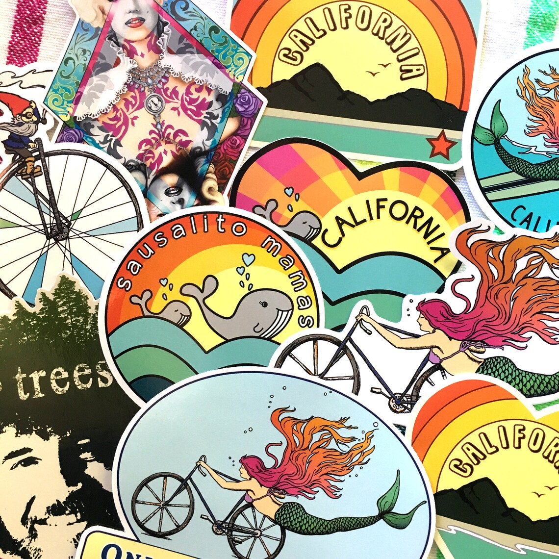 California Love Sticker Beach Whale Decal Beach Sticker - Etsy