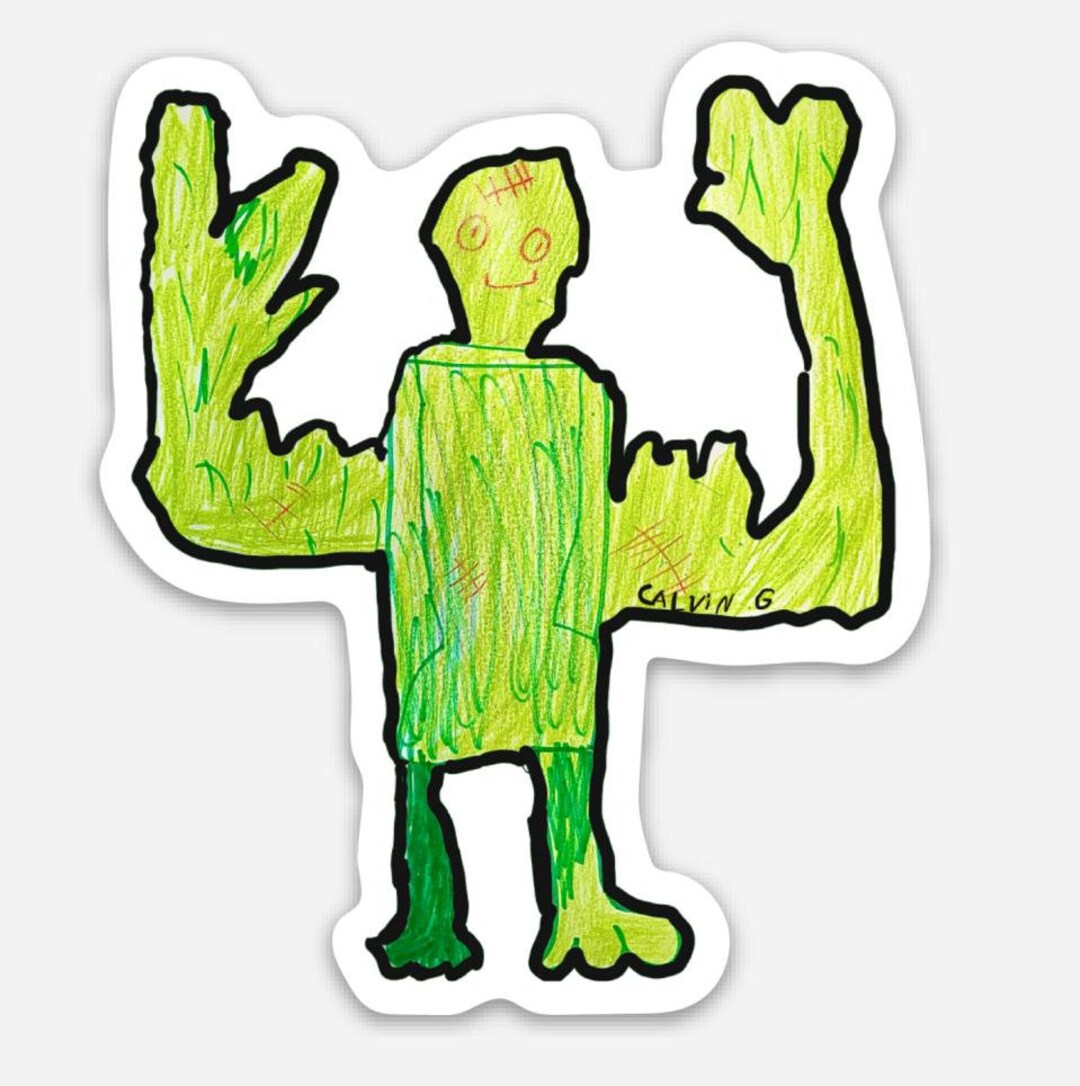 Kids Monster Sticker- Frankenstein Decal- Water Bottle Sticker- Lunch ...