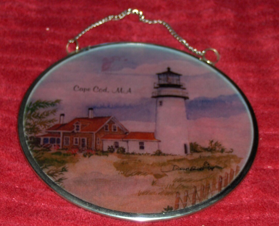 Vintage Donna Elias Cape Cod MA Nautical Lighthouse Sun Catcher Mobile ...
