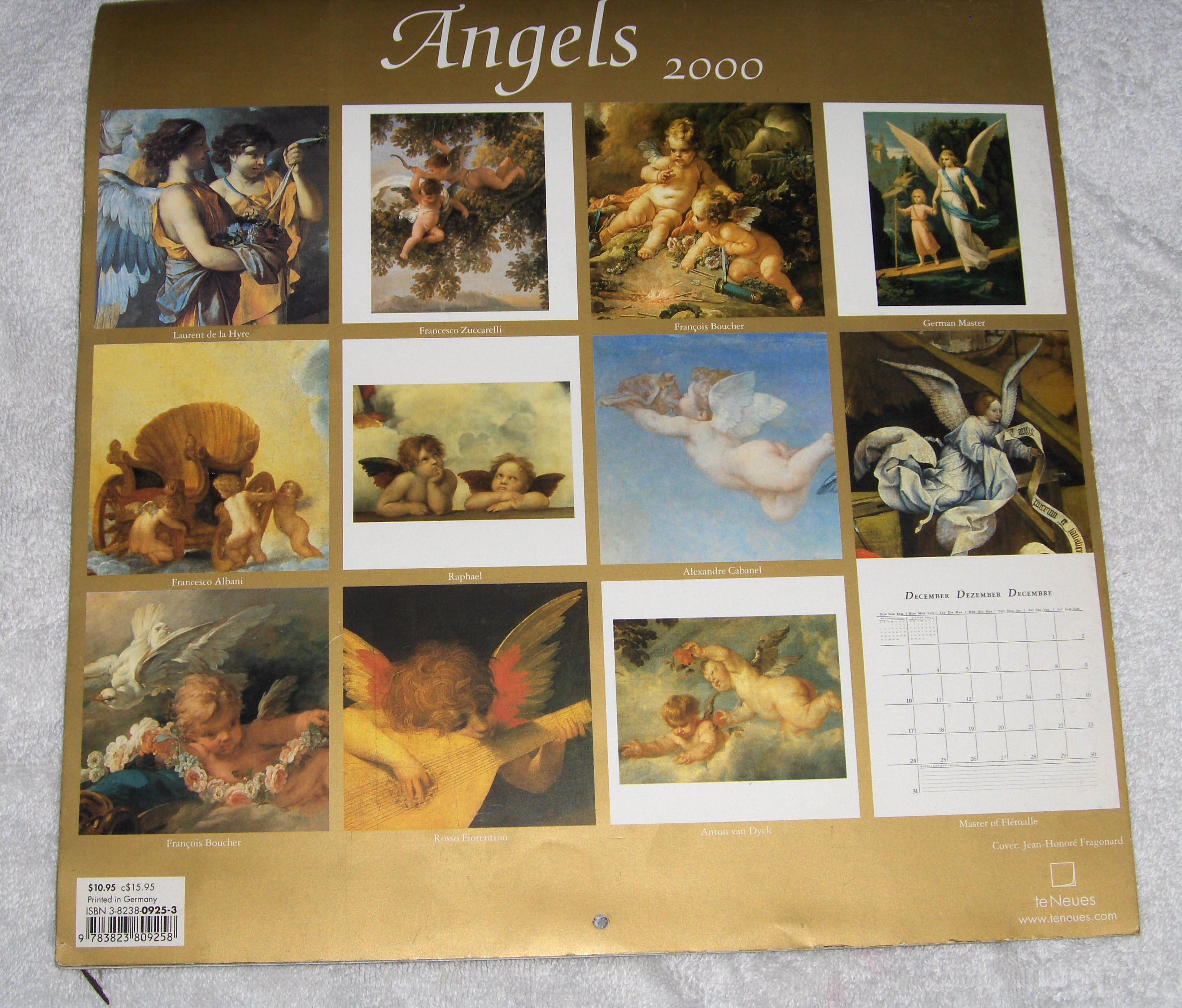 Vintage Two Teneues Angel Wall Calendars Angel Photography - Etsy