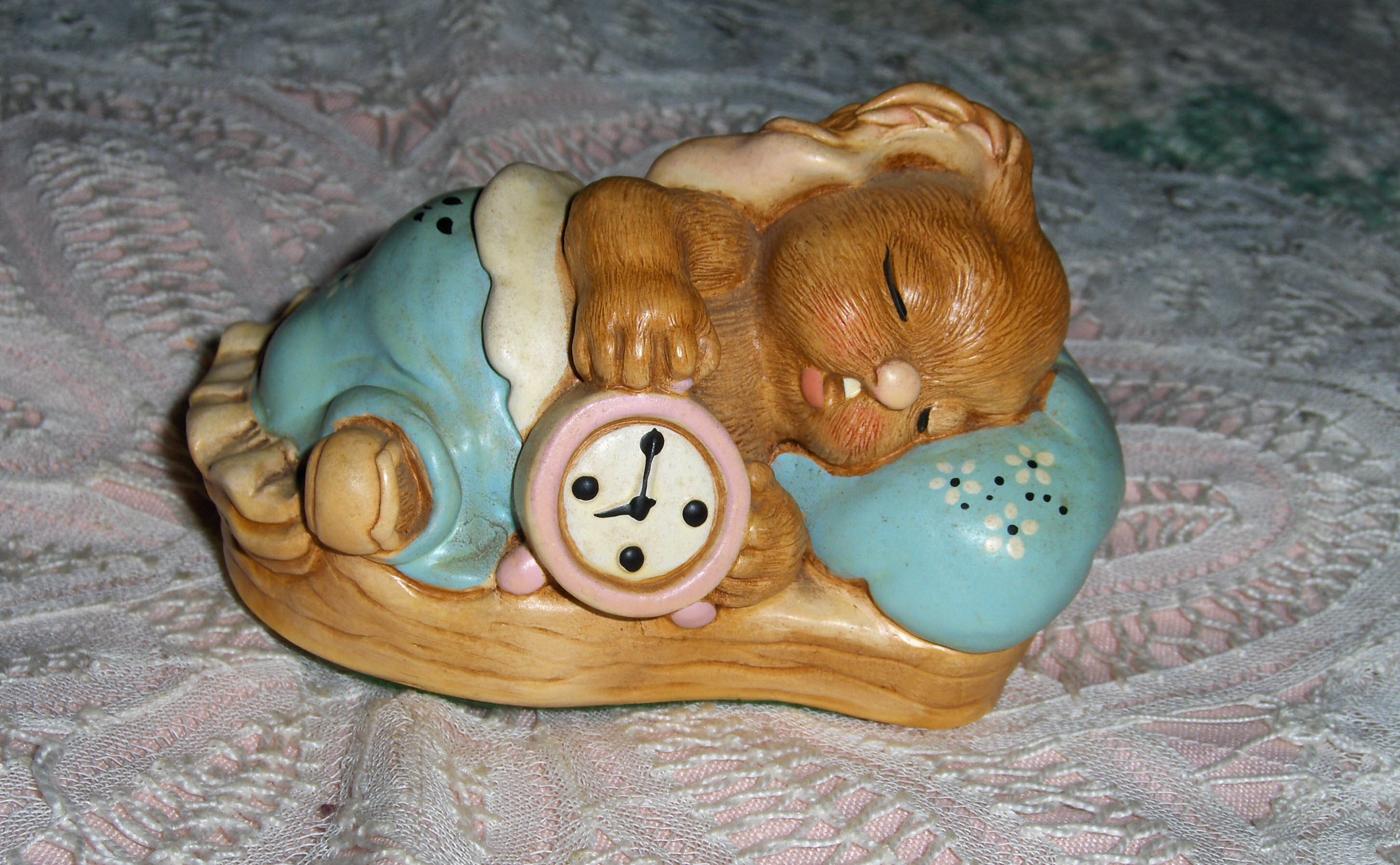 Vintage Pendelfin Forty Winks Sleeping Bunny Figurine Hand Painted ...