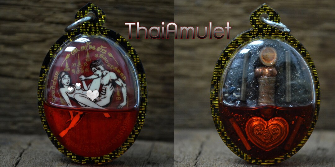 Amazing Thai Lucky Magic Locket Inn Koo Sakod Kaam Love Amulet Man in ...