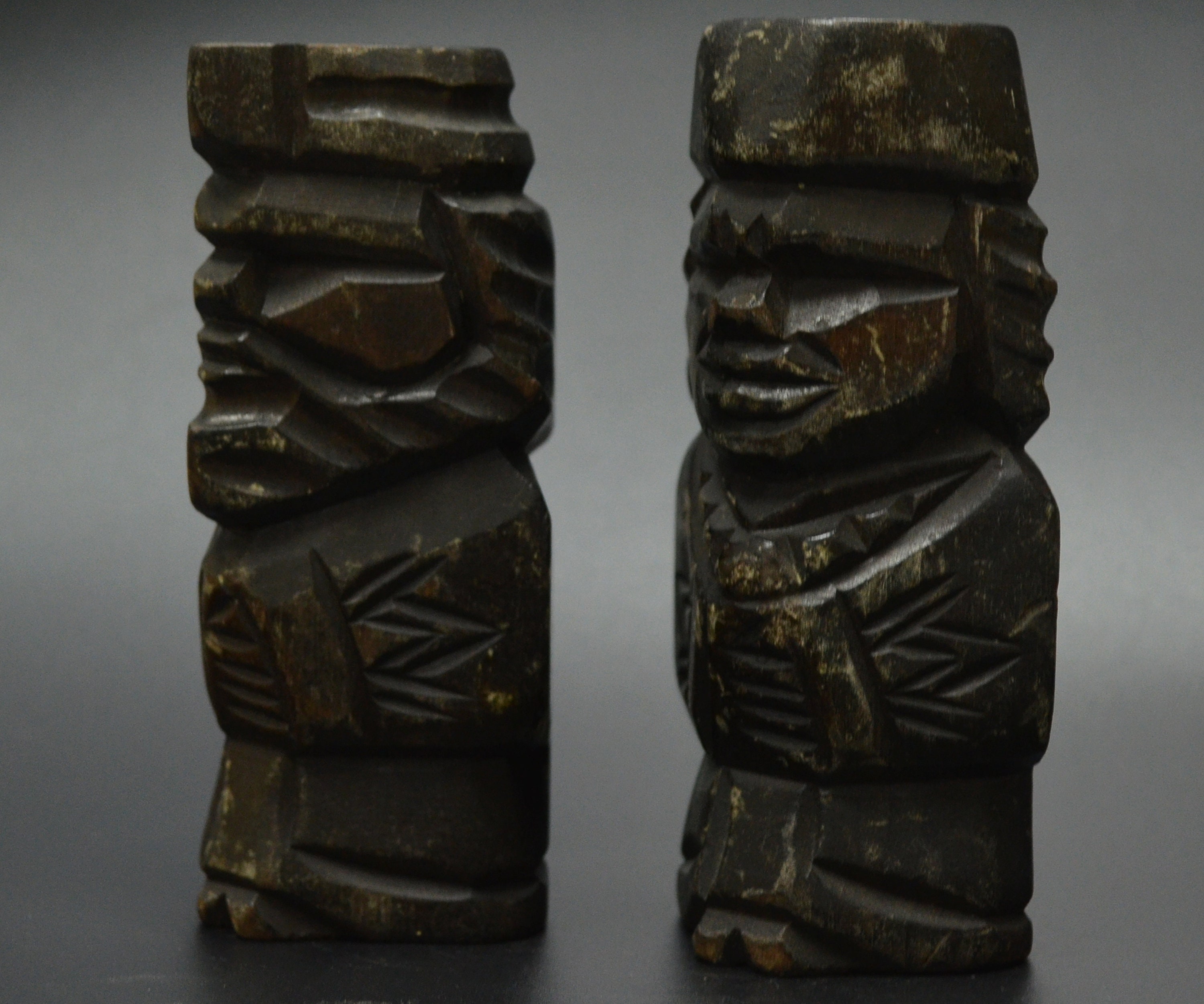 Asian Art Vintage and Antique Japanese Wooden Hokkaido Statue Ainu ...