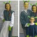 Upcycled Shrek the Musical Ogre Mother Costume, Dark Green Long Linen ...