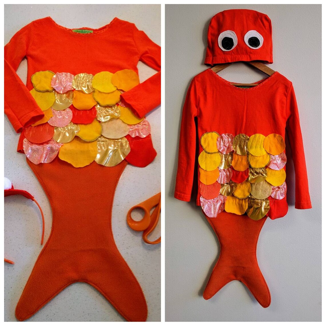 Upcycled Steampunk Clothing Gold Fish Costume Upcycled - Etsy UK