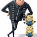 Upcycled Clothing, Gru Scarf Dispicable Me Costume, Grey and Black ...