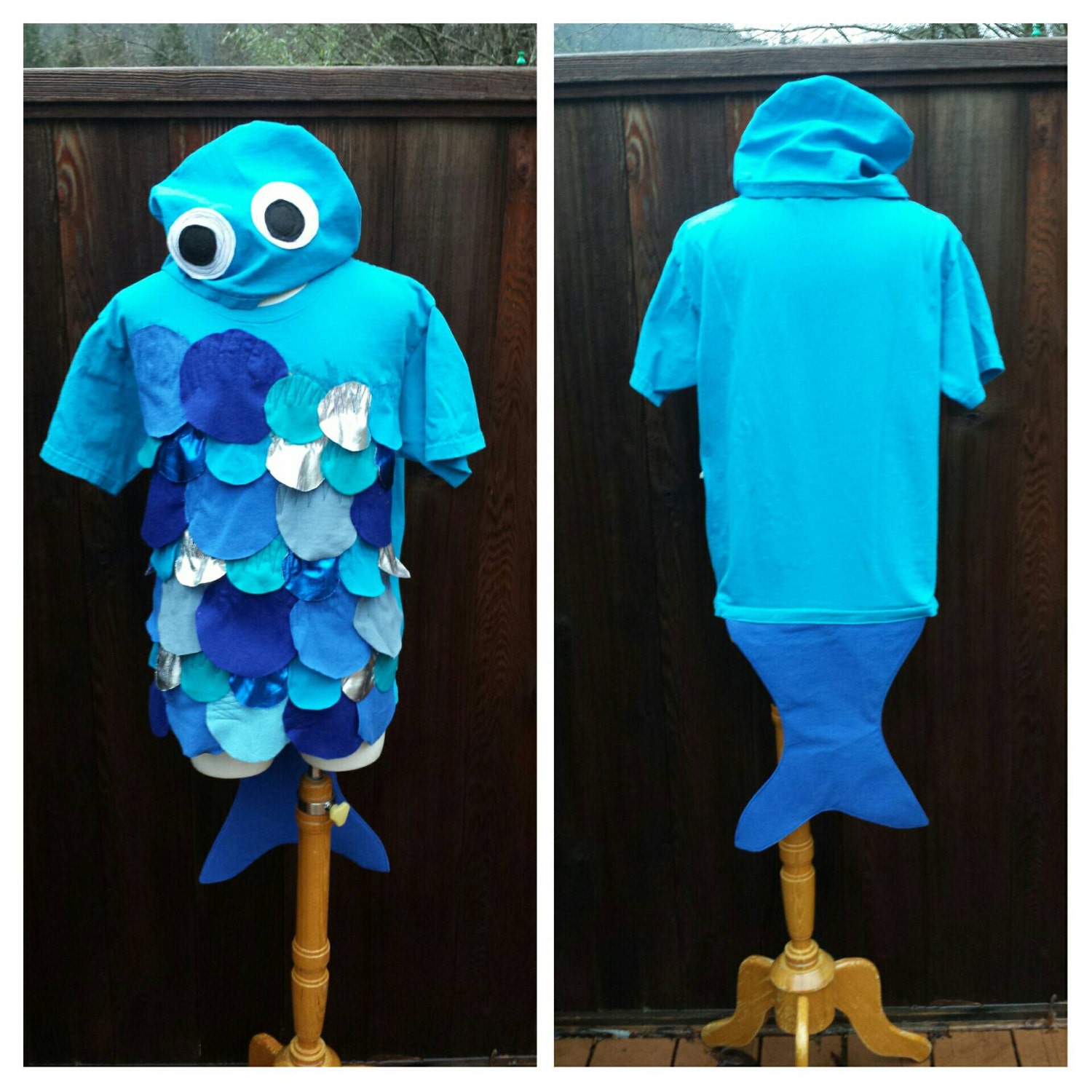 Homemade Fish Halloween Costume