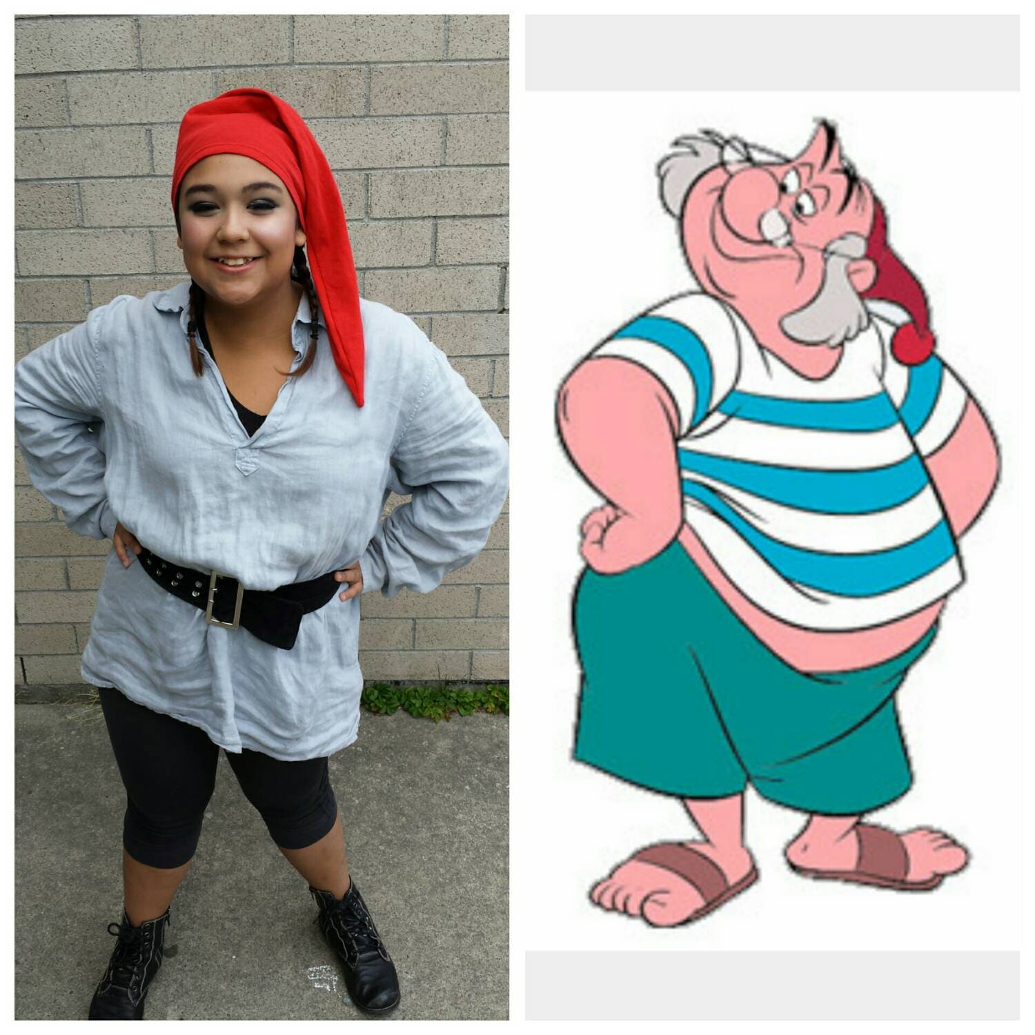 Upcycled Peter Pan Costume, Mr. Smee Pirate Costume (hand Dyed Blue ...