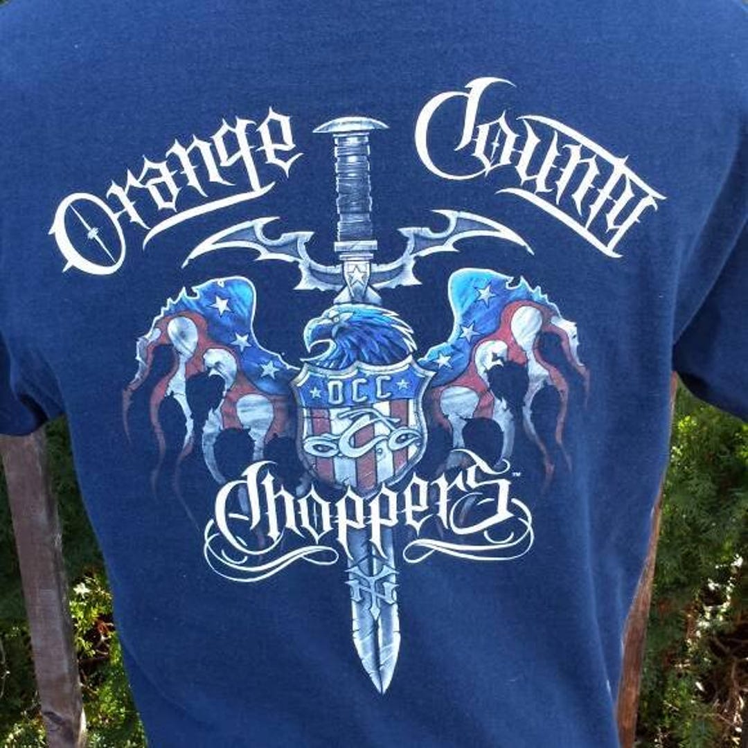 Vintage Clothing, Orange County Choppers T-shirt, Chopshop, OCC ...