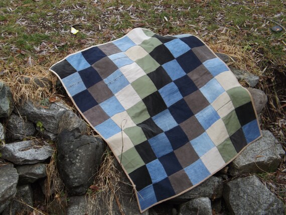 Upcycled Patchwork Blanket 40 X 46 Repurposed | Etsy