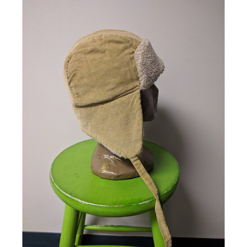 Vintage Hat 1940s Style Ear Muff Hat Yellow Corduroy Winter - Etsy