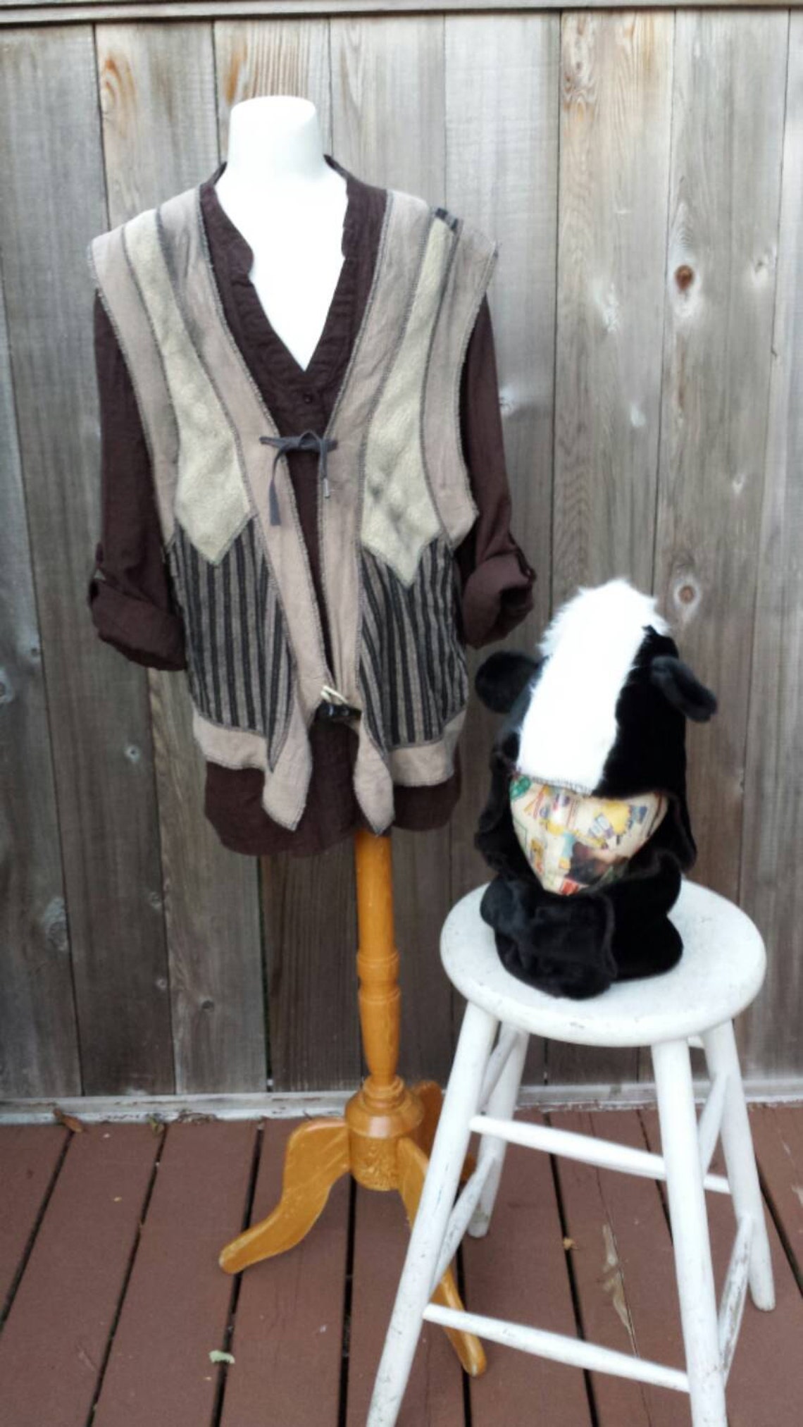 Upcycled Peter Pan Costumes Custom Skunk Lost Boys Costume - Etsy