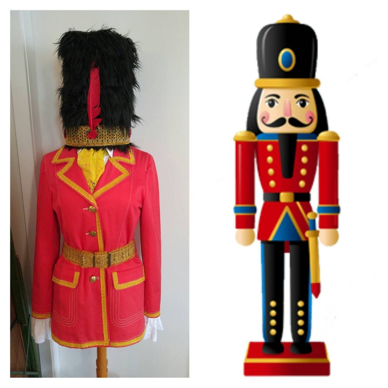 Upcycled Steampunk Clothing Custom Nutcracker Costume Red - Etsy