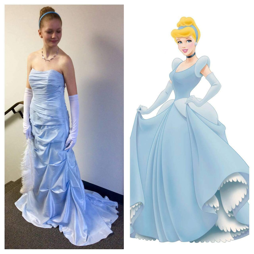 Upcycled Steampunk Clothing, Cinderella Costume (dress and Gloves ...