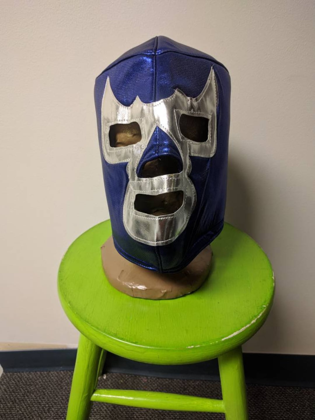 Vintage Mask, Blue Demon Mexican Wrestling Mask Lucha Libre Mask ...